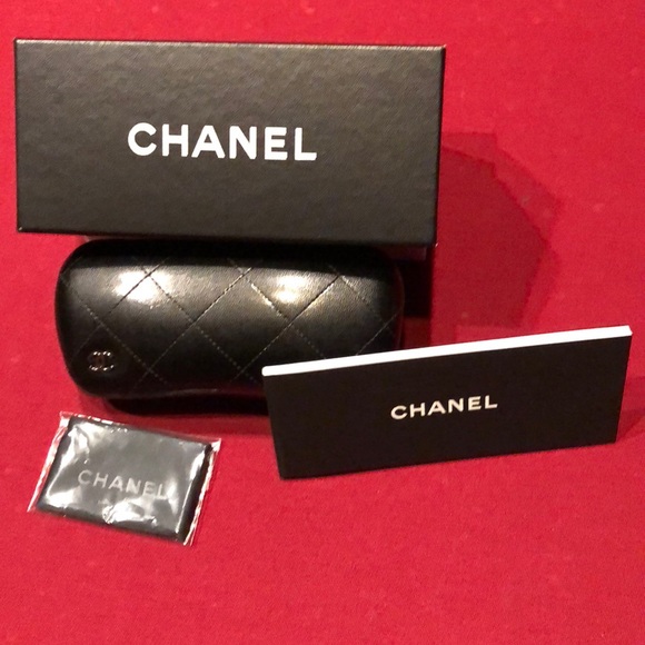 CHANEL | Accessories | Chanel Quilted Sunglass Eyeglass Case Authentic ...